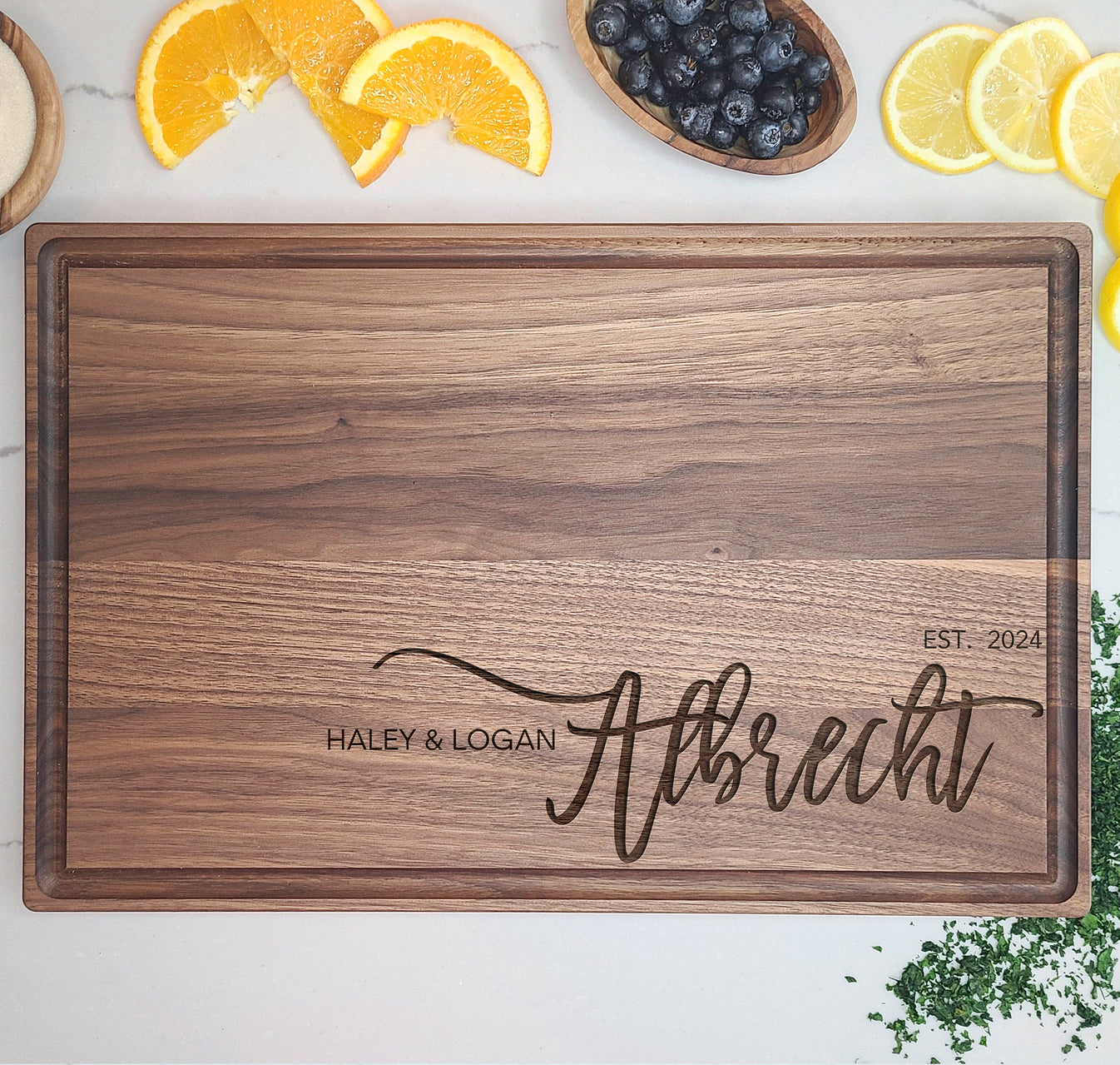 Family Name | Personalized Cutting Board – Dragon Forged Studios