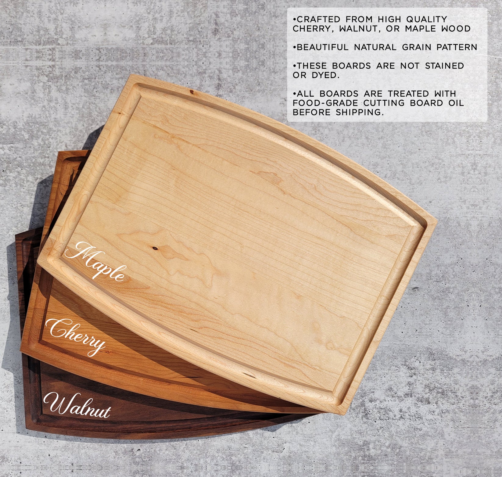 Family Name | Personalized Cutting Board – Dragon Forged Studios